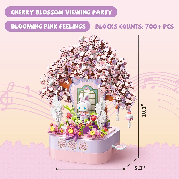 EMMA Cherry Blossom Building Blocks - LUCKY EMMA