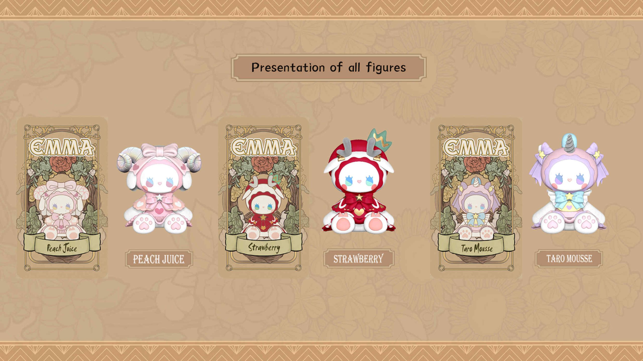 EMMA Secret Forest Garden Party series | LUCKY EMMA STUDIO