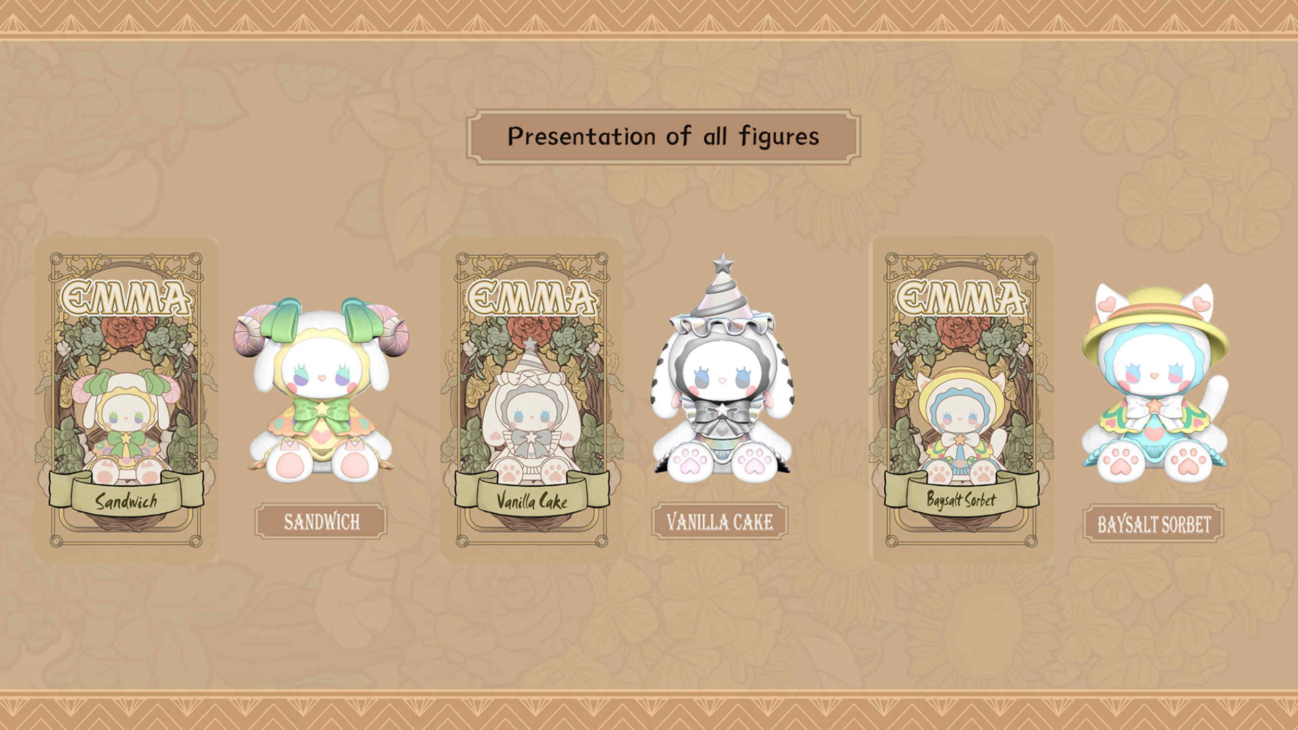 EMMA Secret Forest Garden Party series | LUCKY EMMA STUDIO